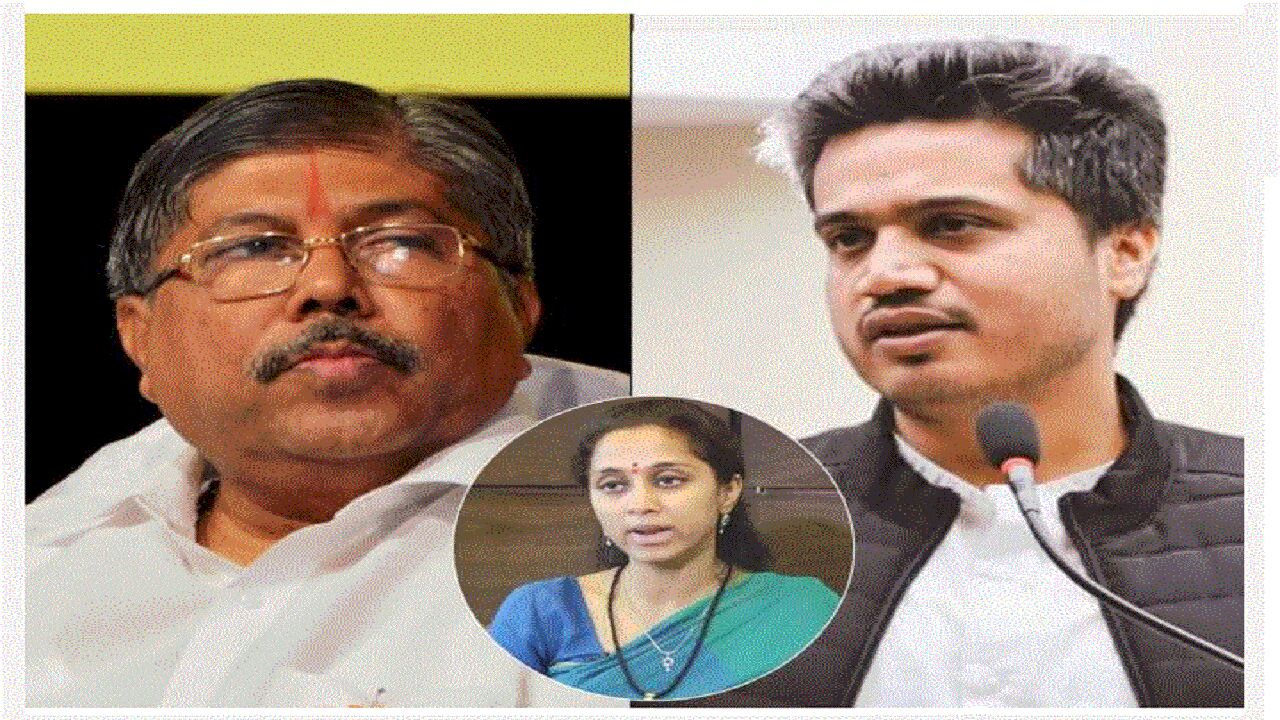 चंद्रकांत पाटिल पर रोहित पवार का पलटवार, कहा - बाप को गाली देना ...